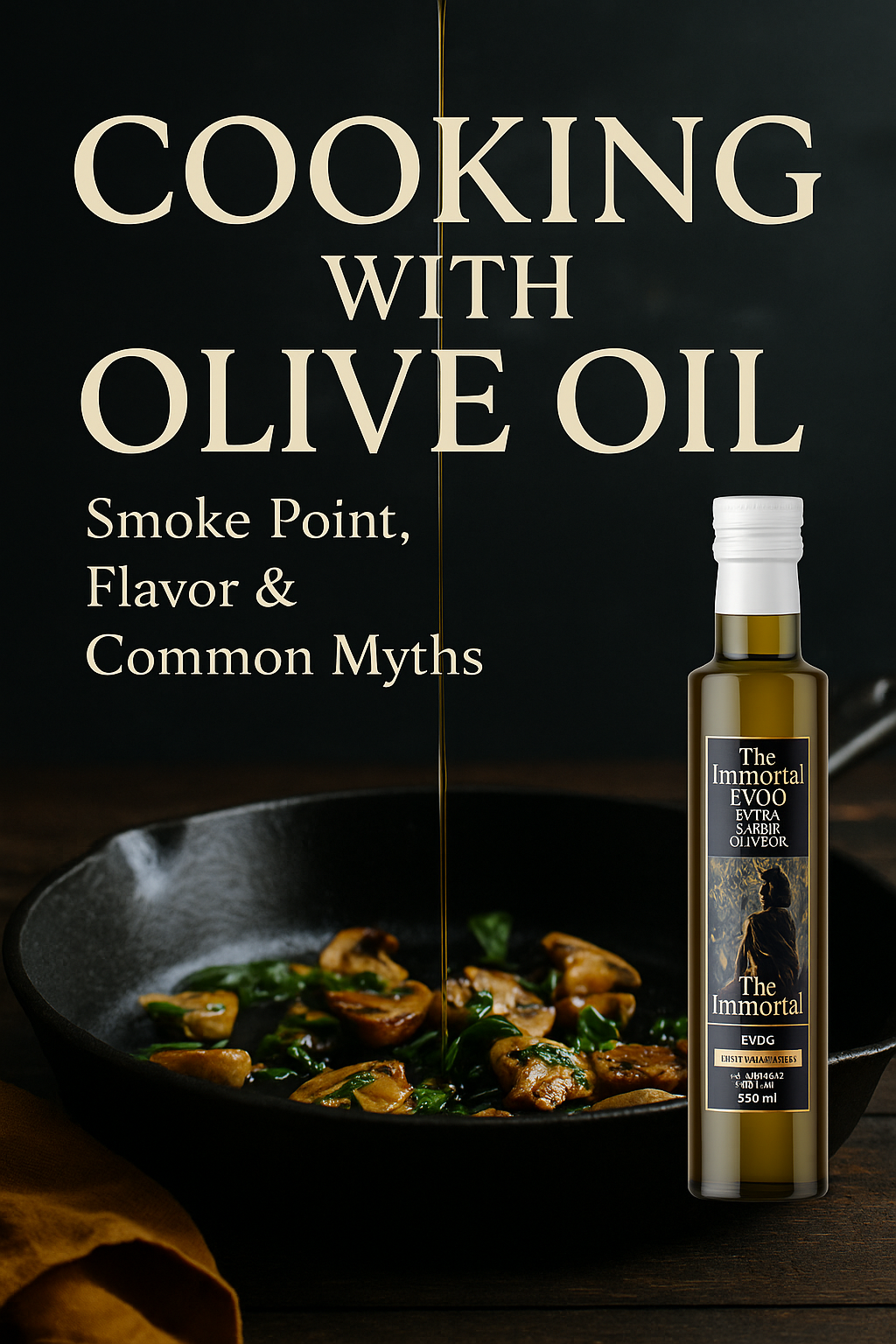 Cooking With Olive Oil: Safe, Delicious & Backed by Science – Immortal ...